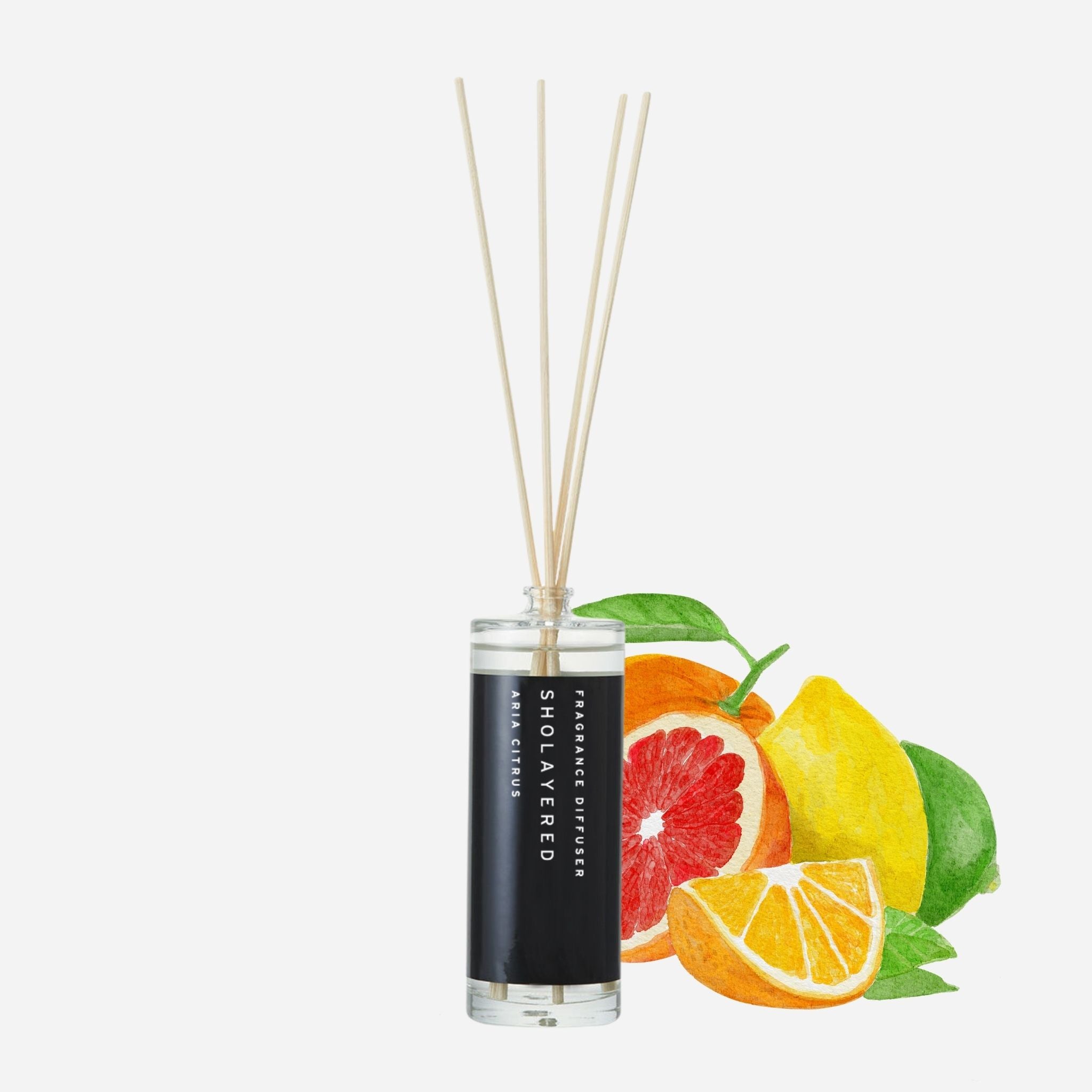 Sholayered Aria Citrus Reed Diffuser – Normcore Fragrance